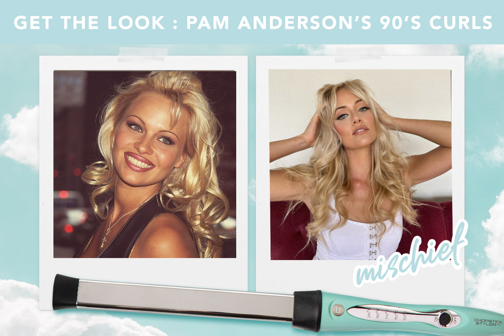 PAM ANDERSON’S 90’S HAIR – CHOPSTICK STYLER US